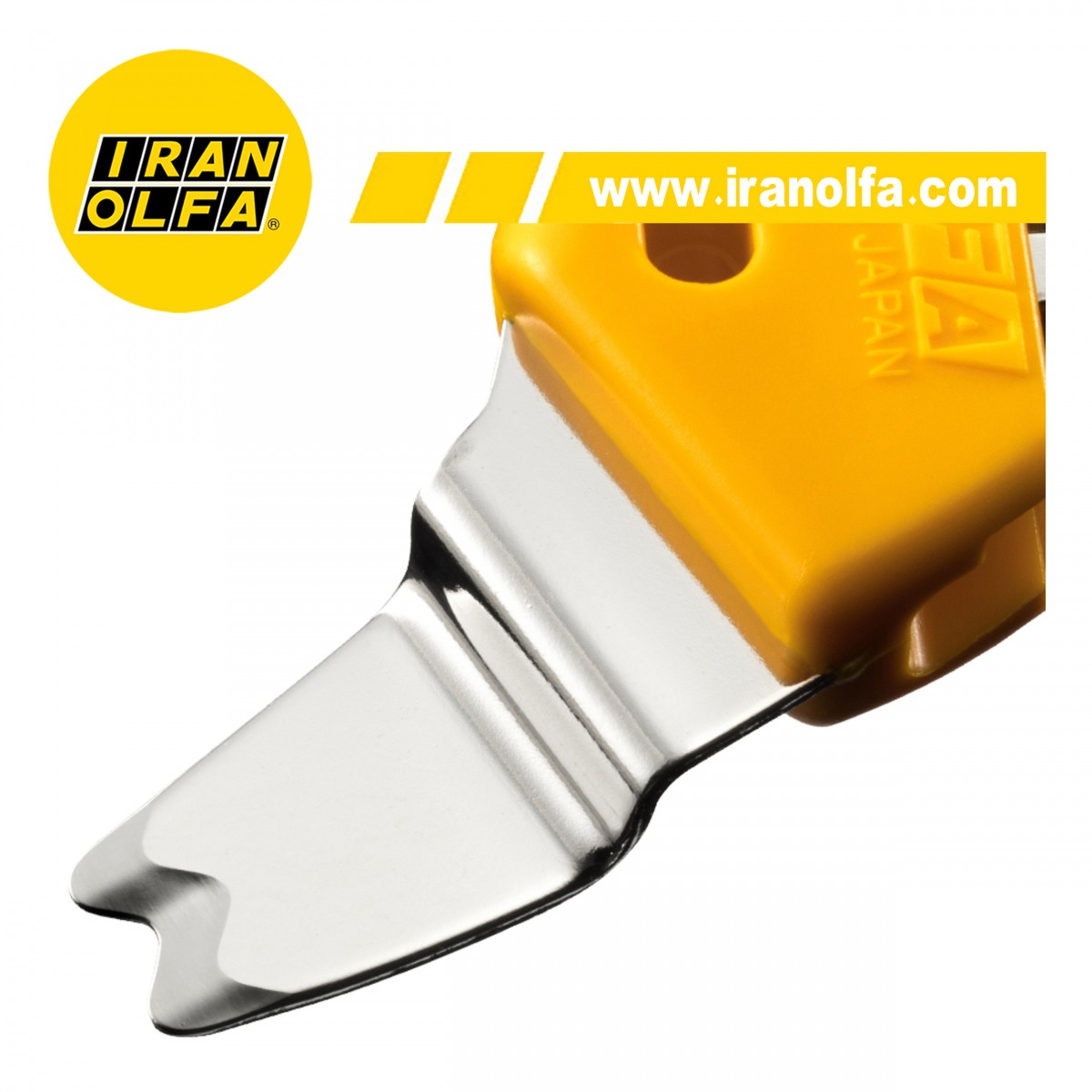 کاتر بزرگ با قفل اتوماتیک اُلفا (OLFA) ژاپن - مدل L8-AL